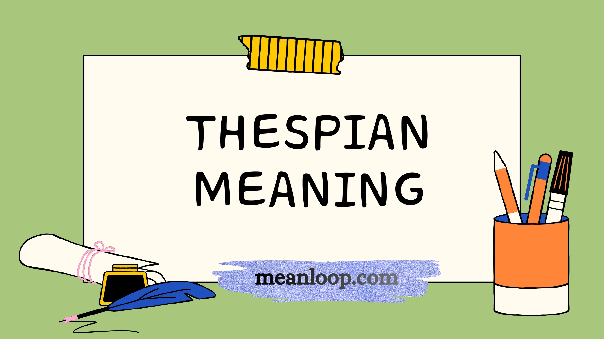 Thespian Meaning: Origins, Uses, and the Deeper Identity Behind the Word