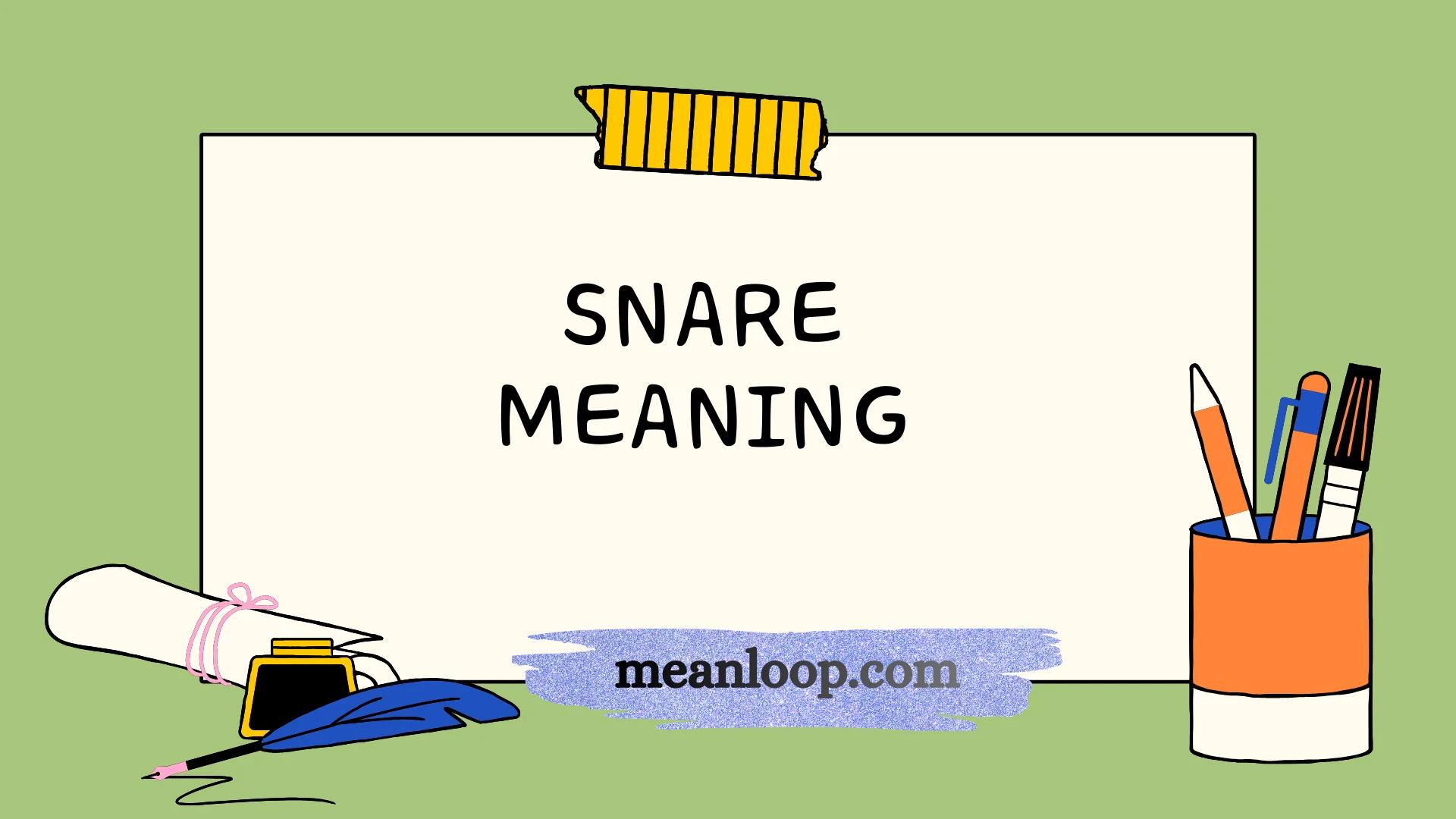 Snare Meaning: Definition, Symbolism, and How This Powerful Word Is ...