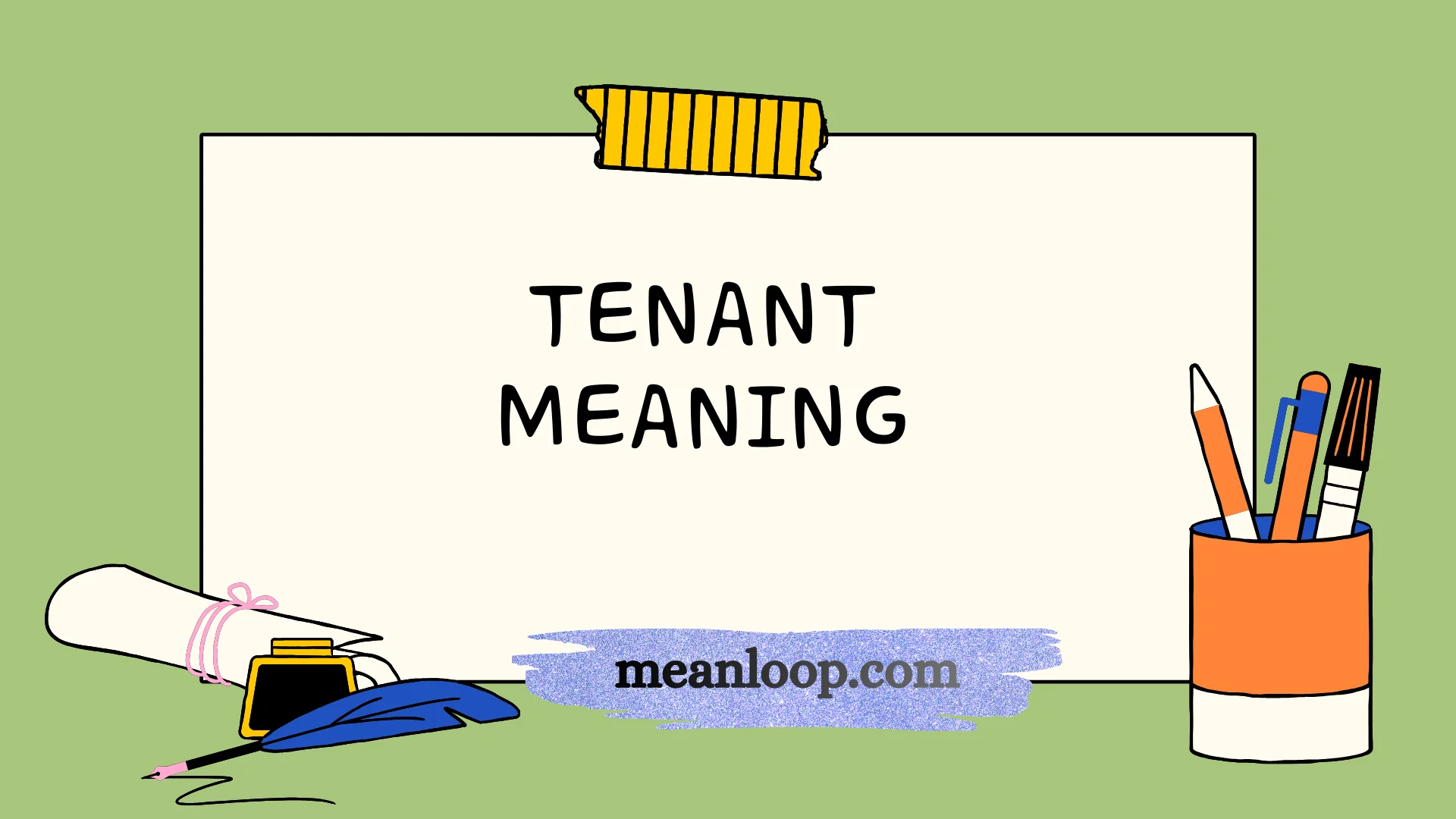 Tenant Meaning: Definition, Legal Role, Rights, and Real-Life Examples ...